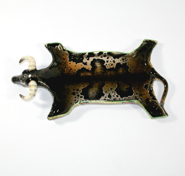 Brown Nguni skin with pattern – Shabalala Designs